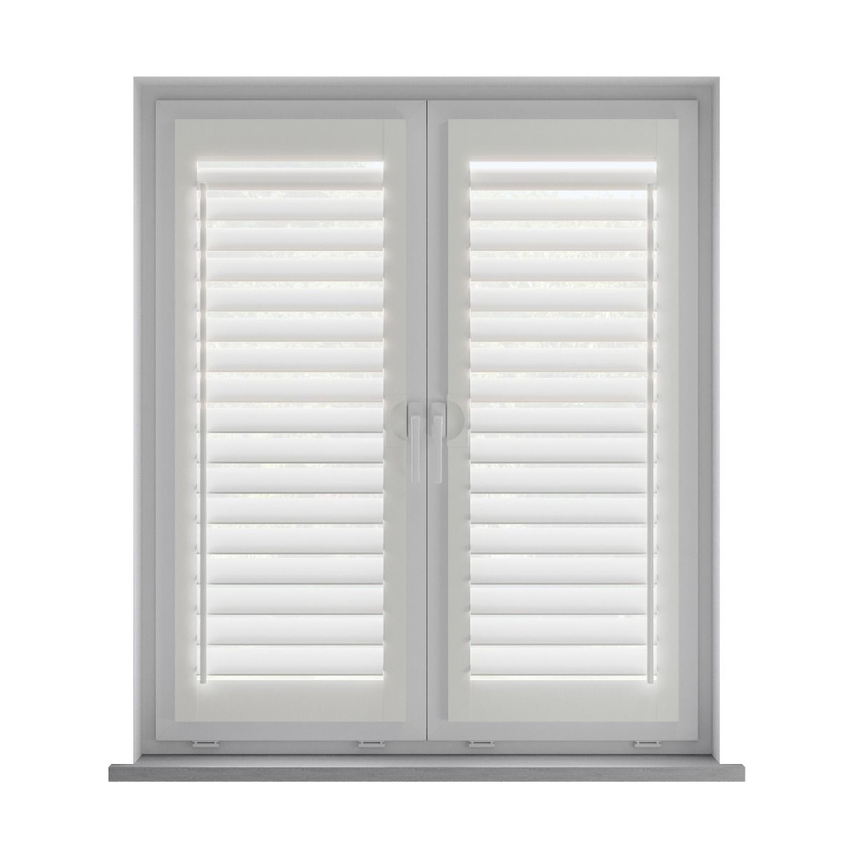 Cotton White Perfect Fit Shutter | Swift Direct Blinds