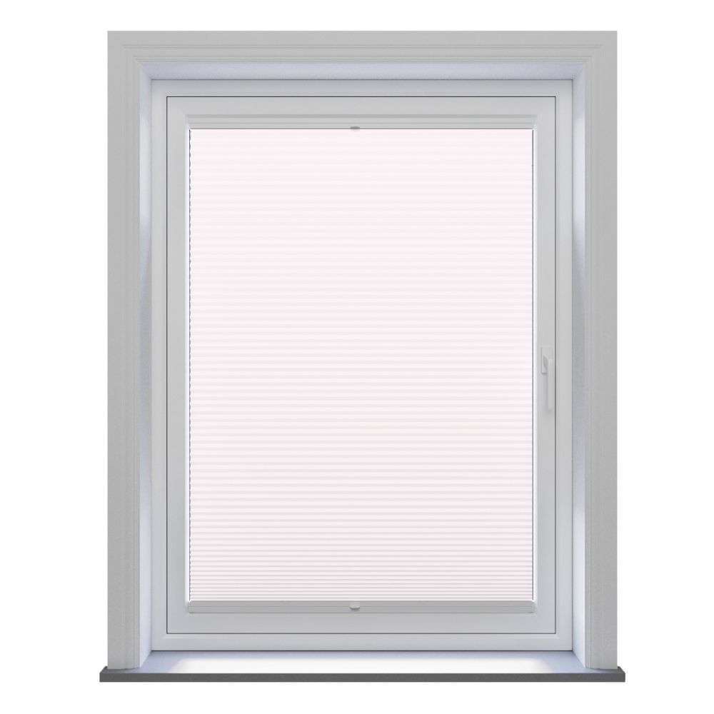 Pleated White Clic Fit Blind | Swift Direct Blinds