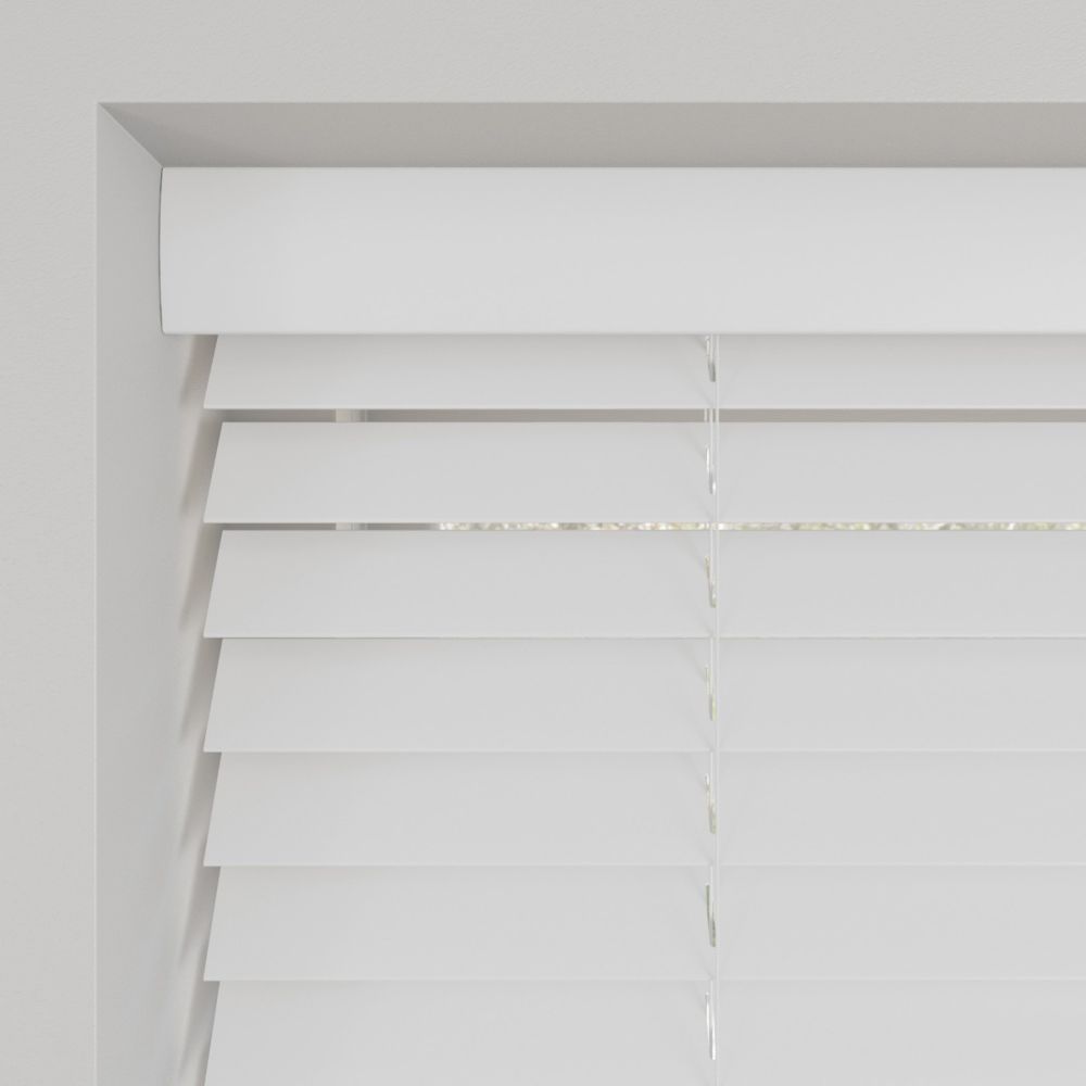 Premier Bright White Wooden Blinds | Swift Direct Blinds
