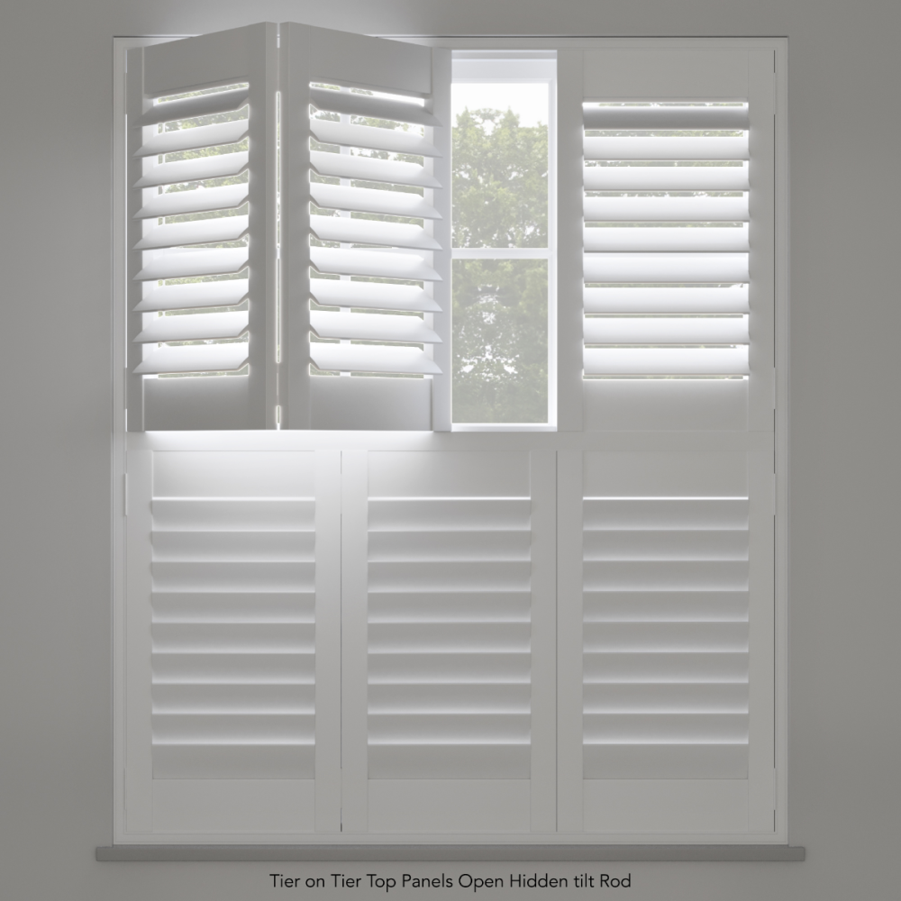 snow white tier on tier shutter