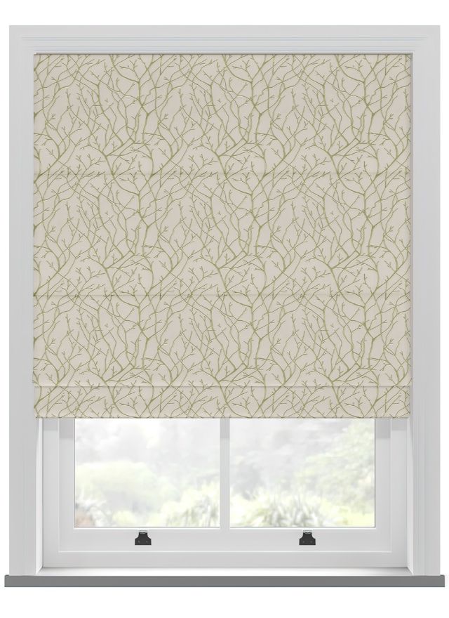 Green Roman Blinds, Made to Measure | Swift Direct Blinds