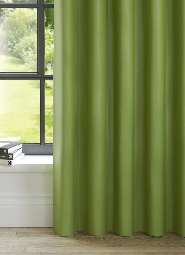 Green Curtains, Made to Measure | Swift Direct Blinds