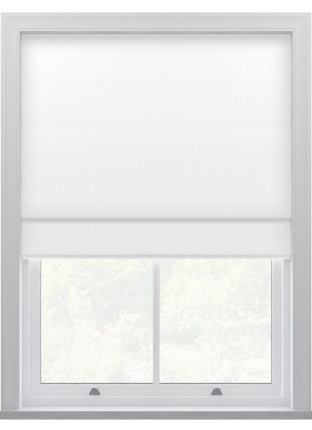 White Roman Blinds, Made to Measure | Swift Direct Blinds