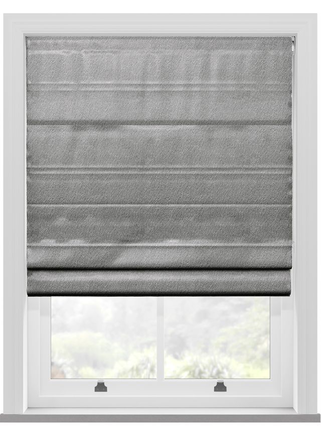 Grey Roman Blinds, Made to Measure | Swift Direct Blinds